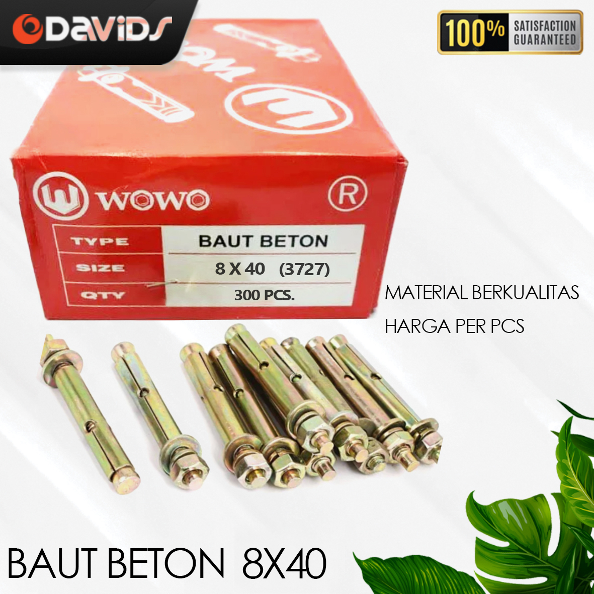 Dynabolt Dinabolt Dinabol Fisher Besi 8 x 40 Wowo | Lazada Indonesia