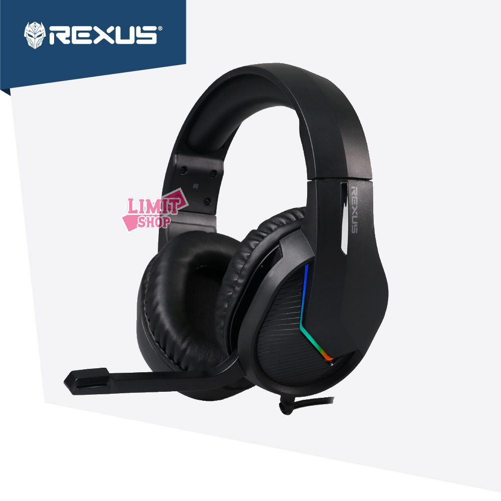 Rexus Headset Gaming Vonix F80 RGB Free Splitter | Lazada Indonesia