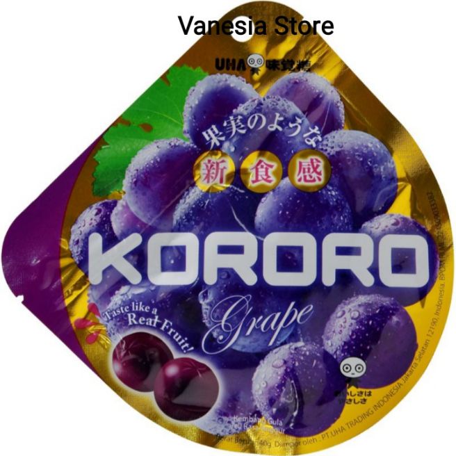 UHA KORORO GRAPE JELLY CANDY 40gr | Lazada Indonesia