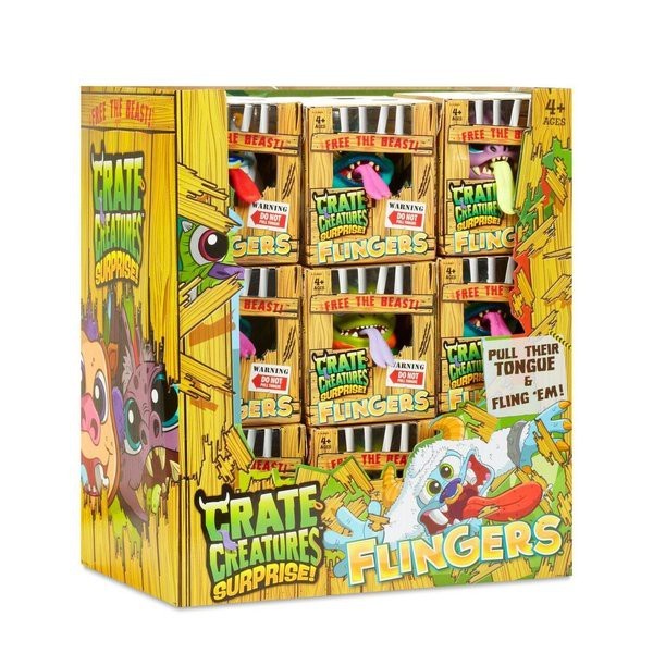 Crate Creature Surprise! Flingers Original | Lazada Indonesia
