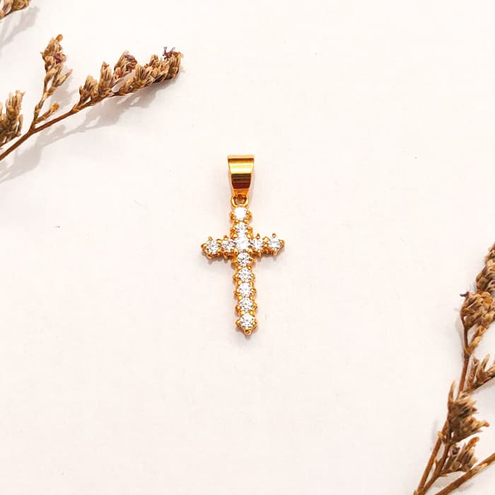 Murah Liontin model salib permata minimalis Keren | Lazada Indonesia
