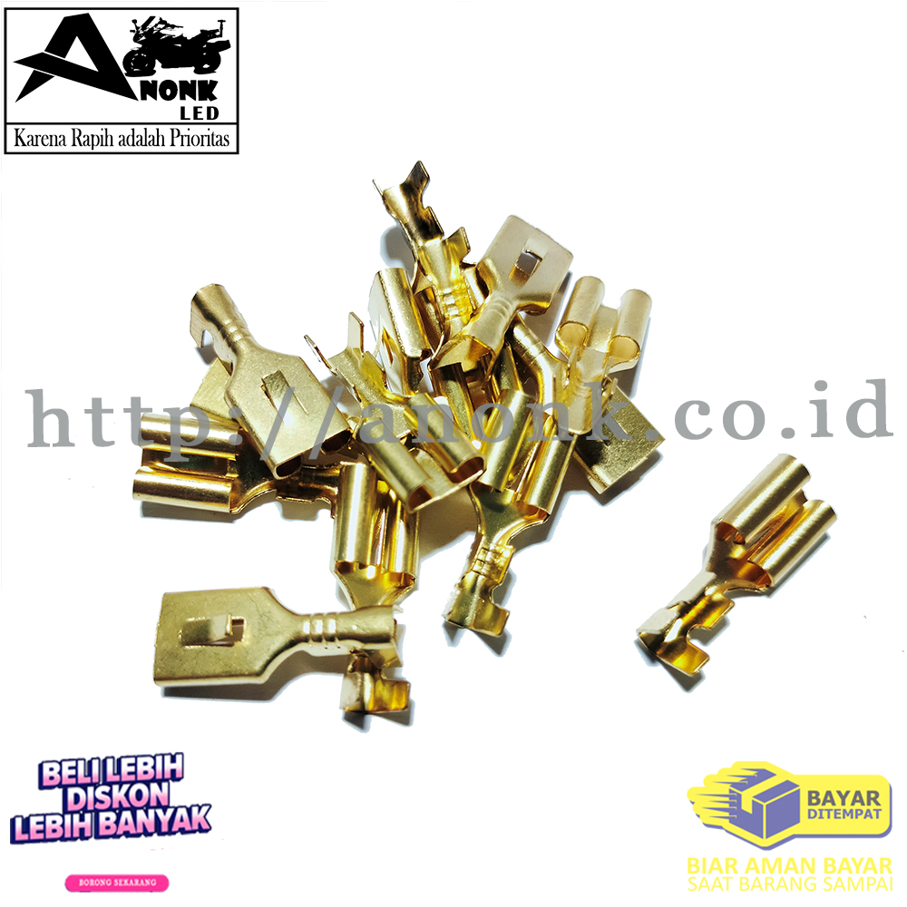 Skun klakson / Skun gepeng Cewek / Skun Kabel Gepeng (2 PCS) | Lazada ...