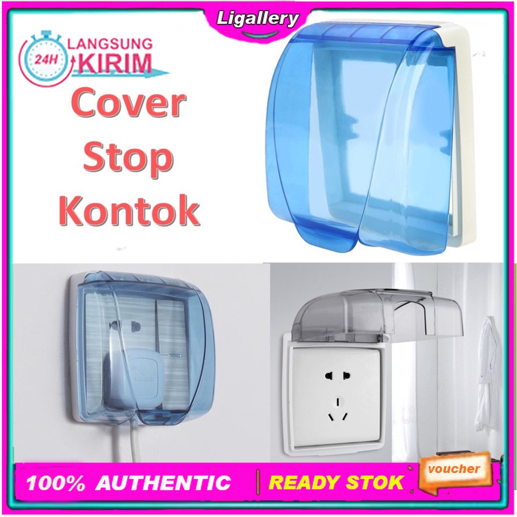 [1Ps] Penutup Stop Kontak Tahan Air Cover Pelindung Colokan Listrik ...