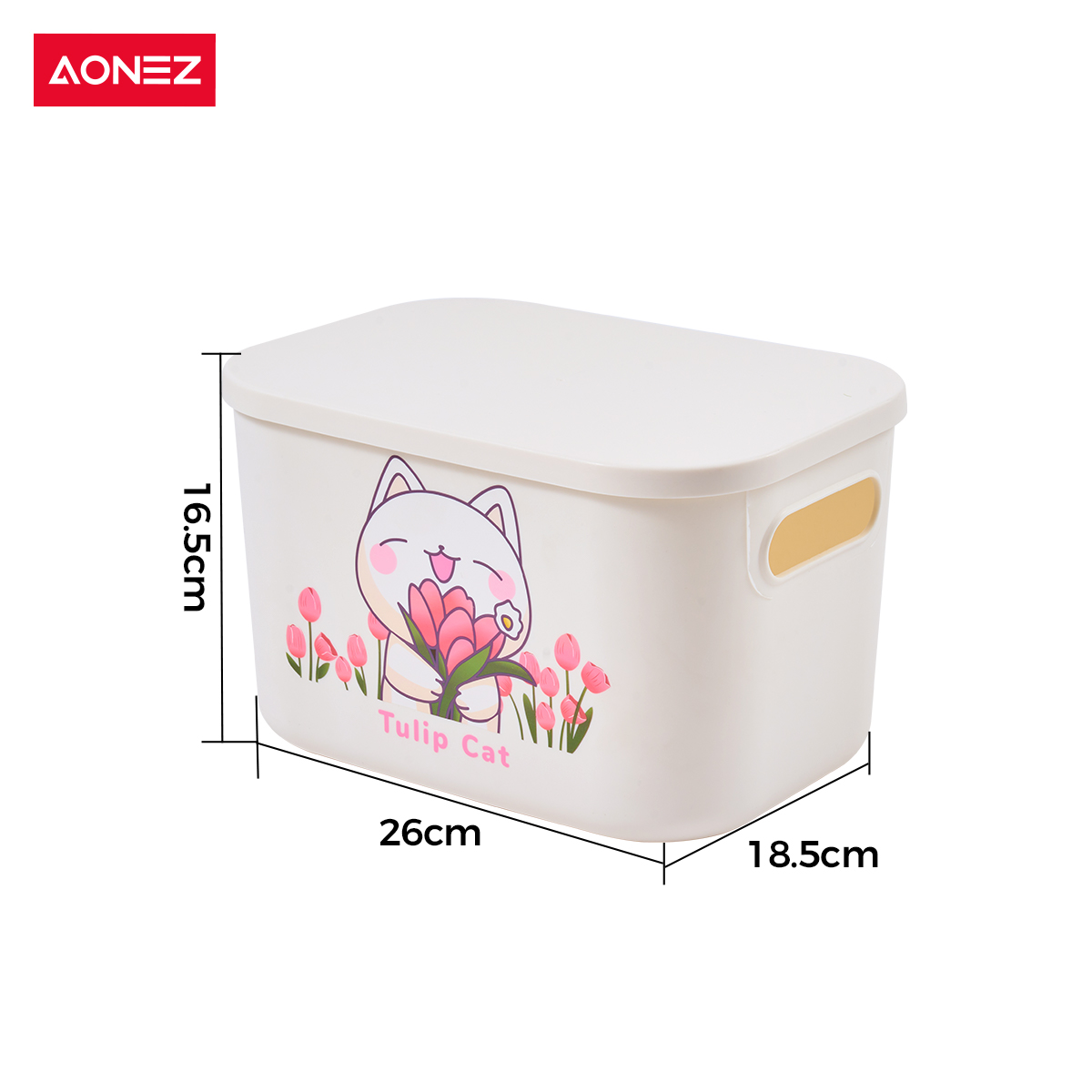 AONEZ Size besar Kotak Penyimpanan Bin Pantry Serbaguna kotak plastik ...