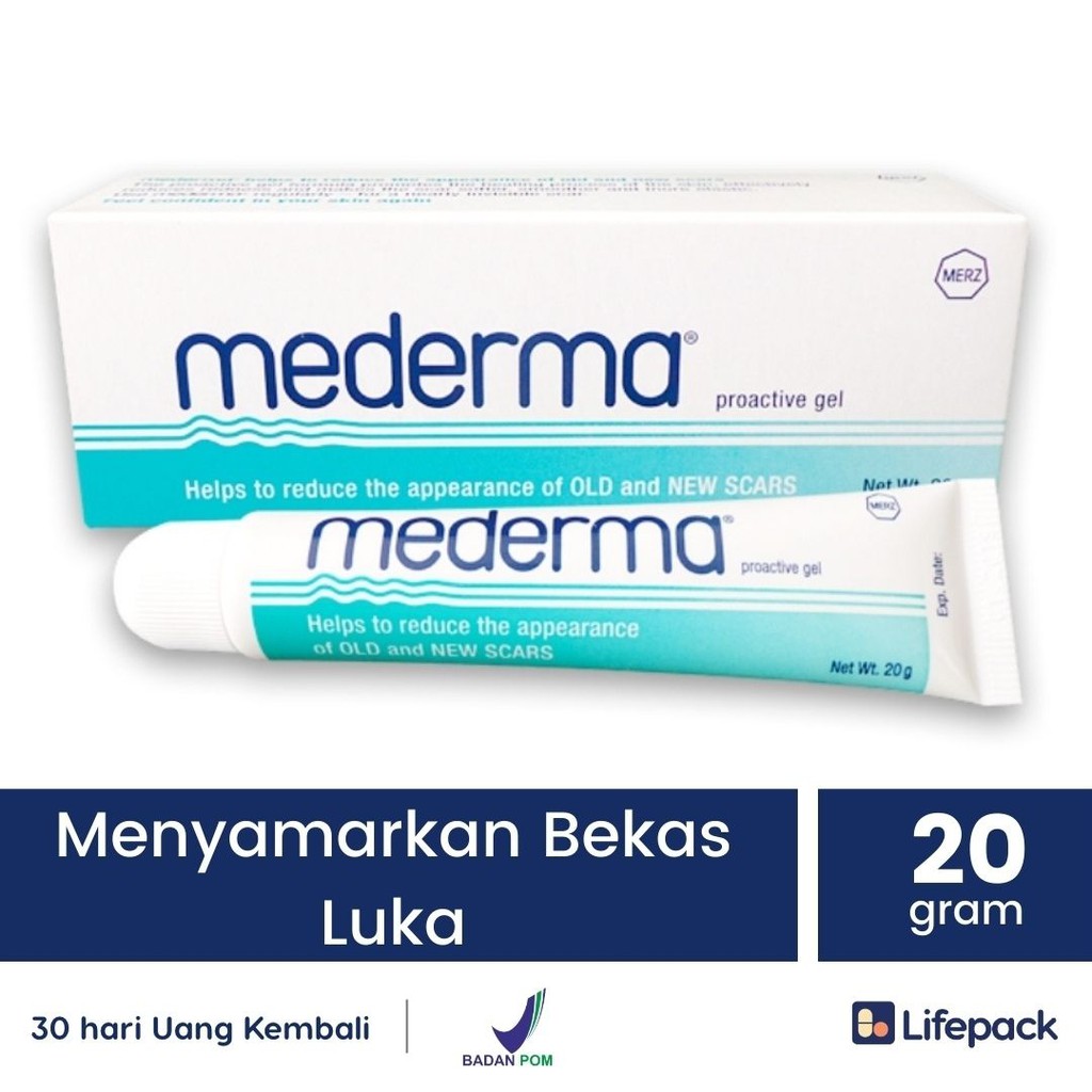 MEDERMA PROACTIVE GEL 10G & 20G - Obat Pengurang Bekas Luka - LIFEPACK ...