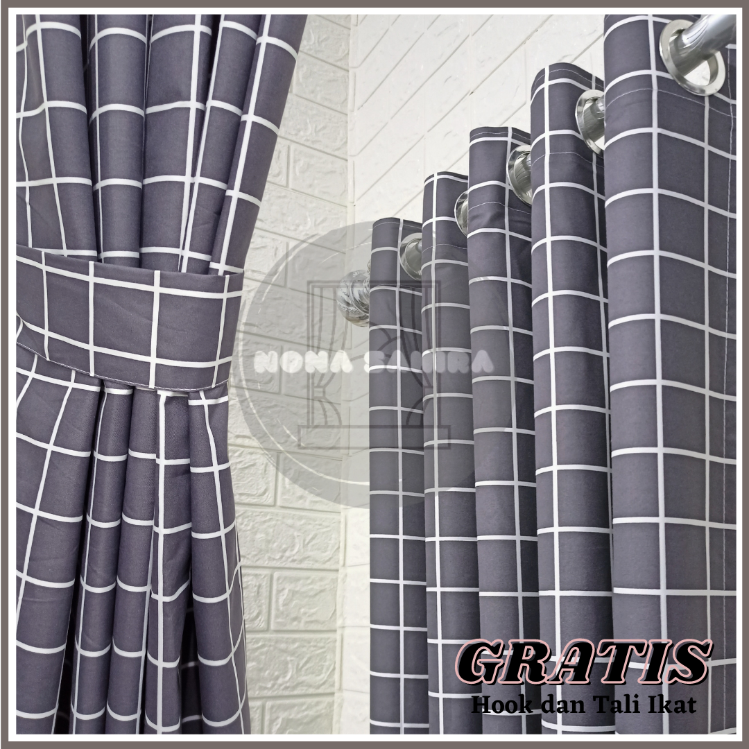 (Gorden Jesna) Gorden Hexagon Minimalis Jendela Pintu Model Smokering ...