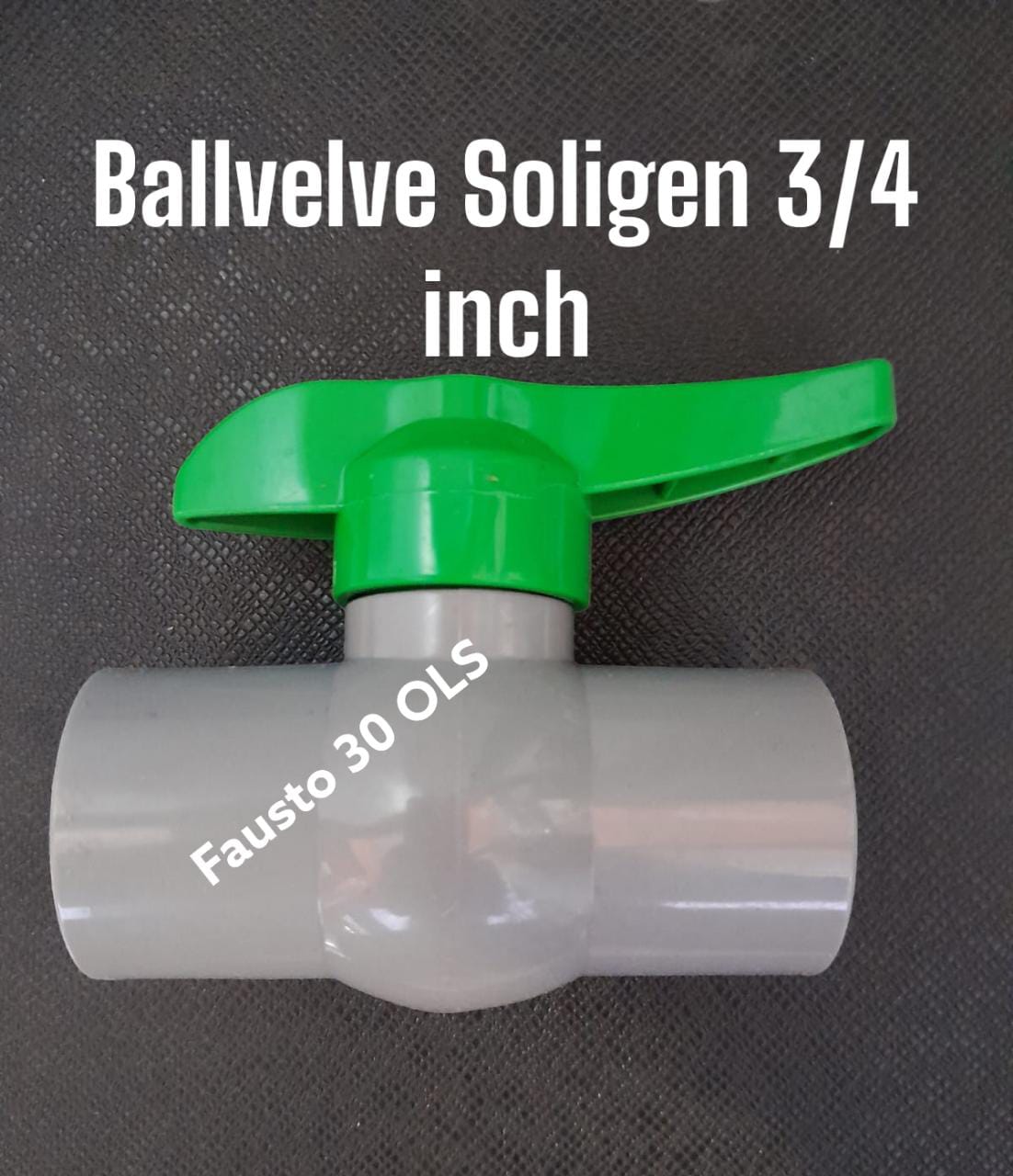 STOP KRAN 3/4 INCH PVC - BALLVALVE - BALLVALVE SOLIGEN 3/4 INCH ...