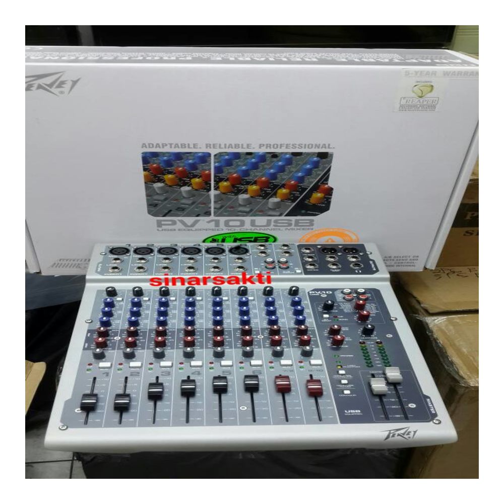 Mixer PEAVEY PV 10 USB ( 10 channel ) ORIGINAL | Lazada Indonesia