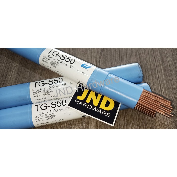 Kawat Las Argon CS Familiarc 2,4 mm AWS A5.18 ER70 / TIG Rod ER70S-G | Lazada Indonesia