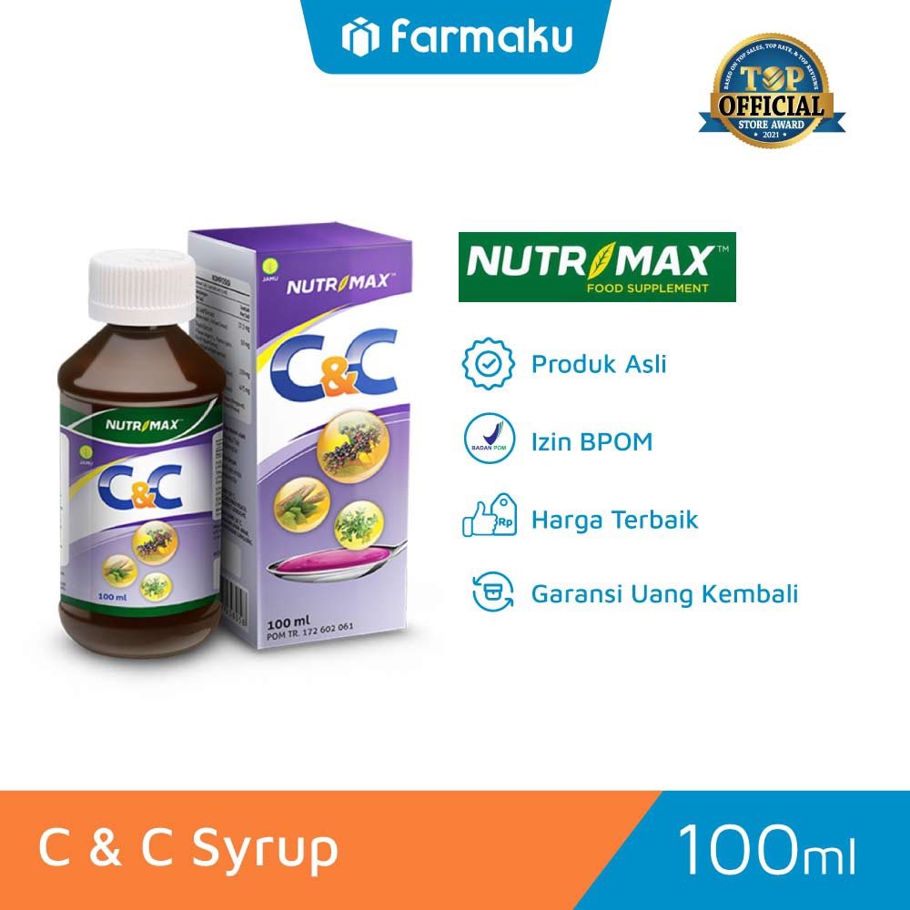 Nutrimax C & C Syrup 100 Ml | Lazada Indonesia