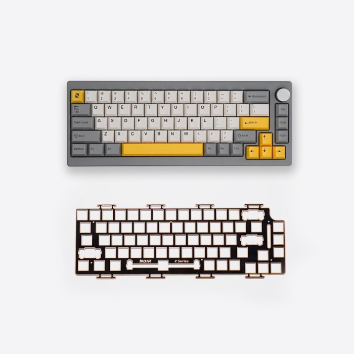 Noir Z1 Aluminum Custom Mechanical Keyboard | Lazada Indonesia