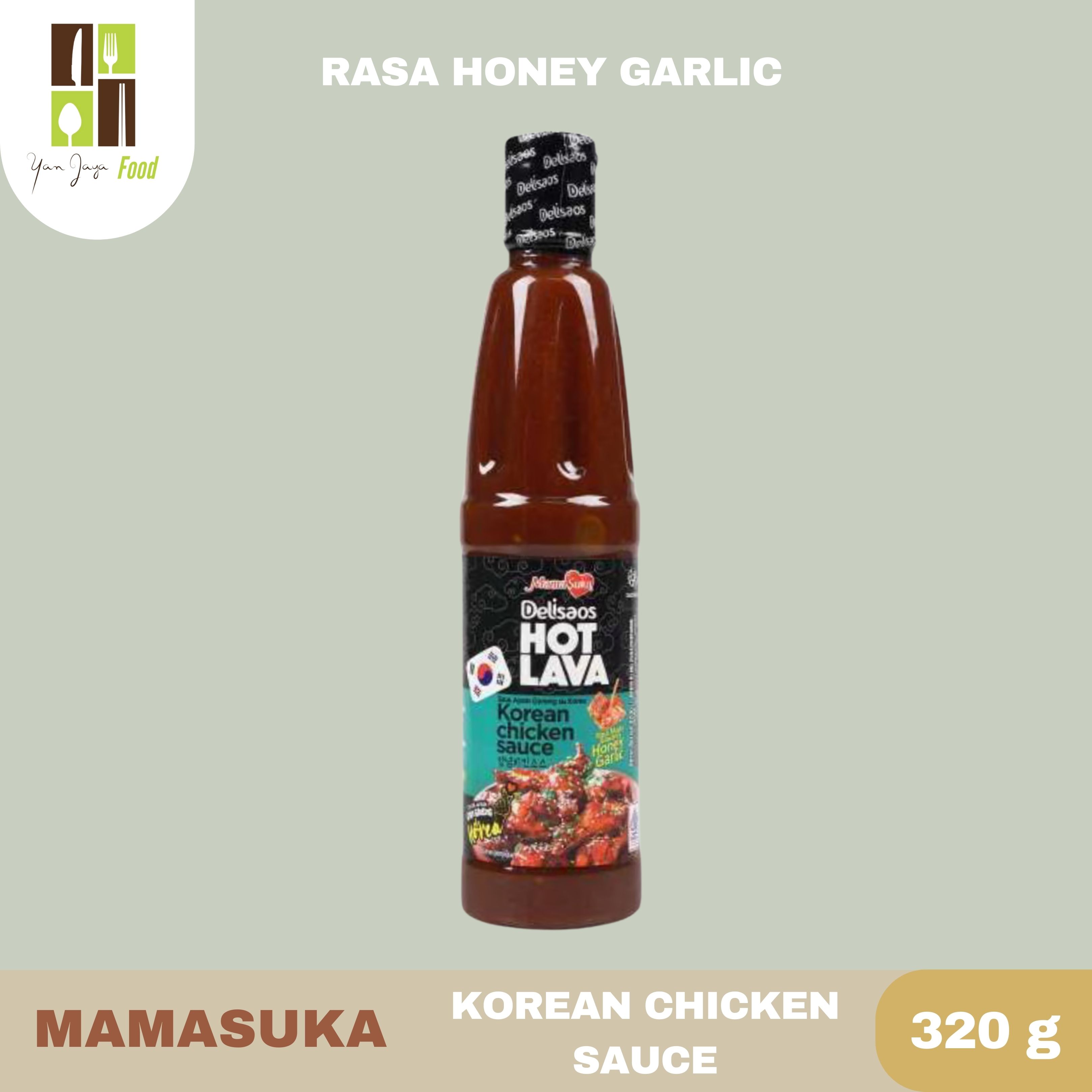 Mamasuka Korean Chicken Sauce [ Honey Garlic] 320g [BESAR] | Lazada ...