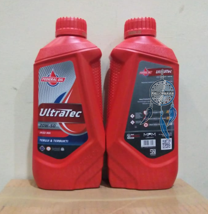 Federal Oil, Ultratec 4T Sae 20/50 1 Liter (Dijamin Asli) | Lazada ...
