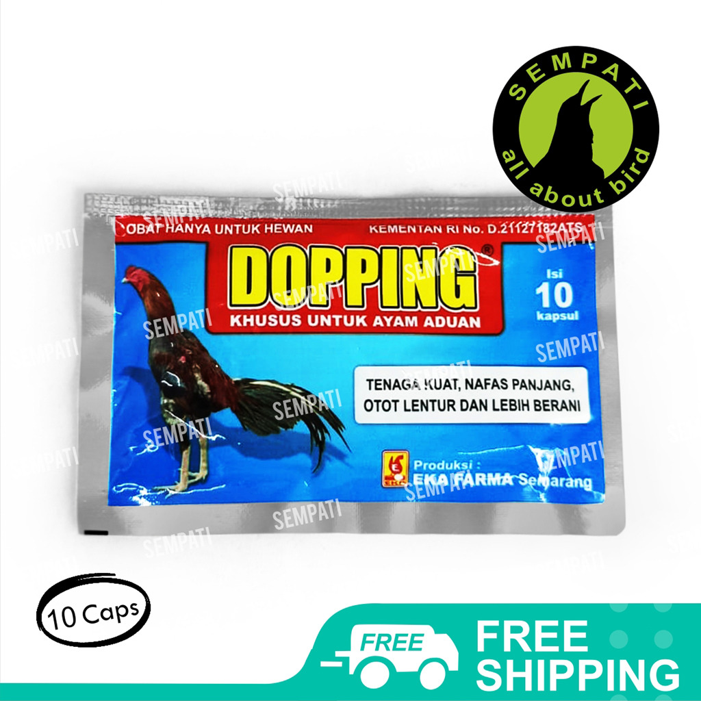SEMPATI Dopping Ayam Jago Bangkok Aduan 10 Kapsul Jamu Dopping Eka ...