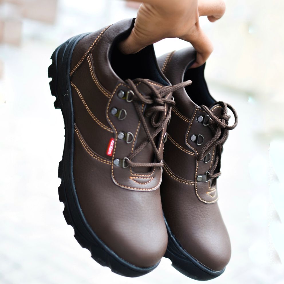 Sepatu Safety Casual Kulit Saude Kerja Proyek king SKN Kickers termurah ...