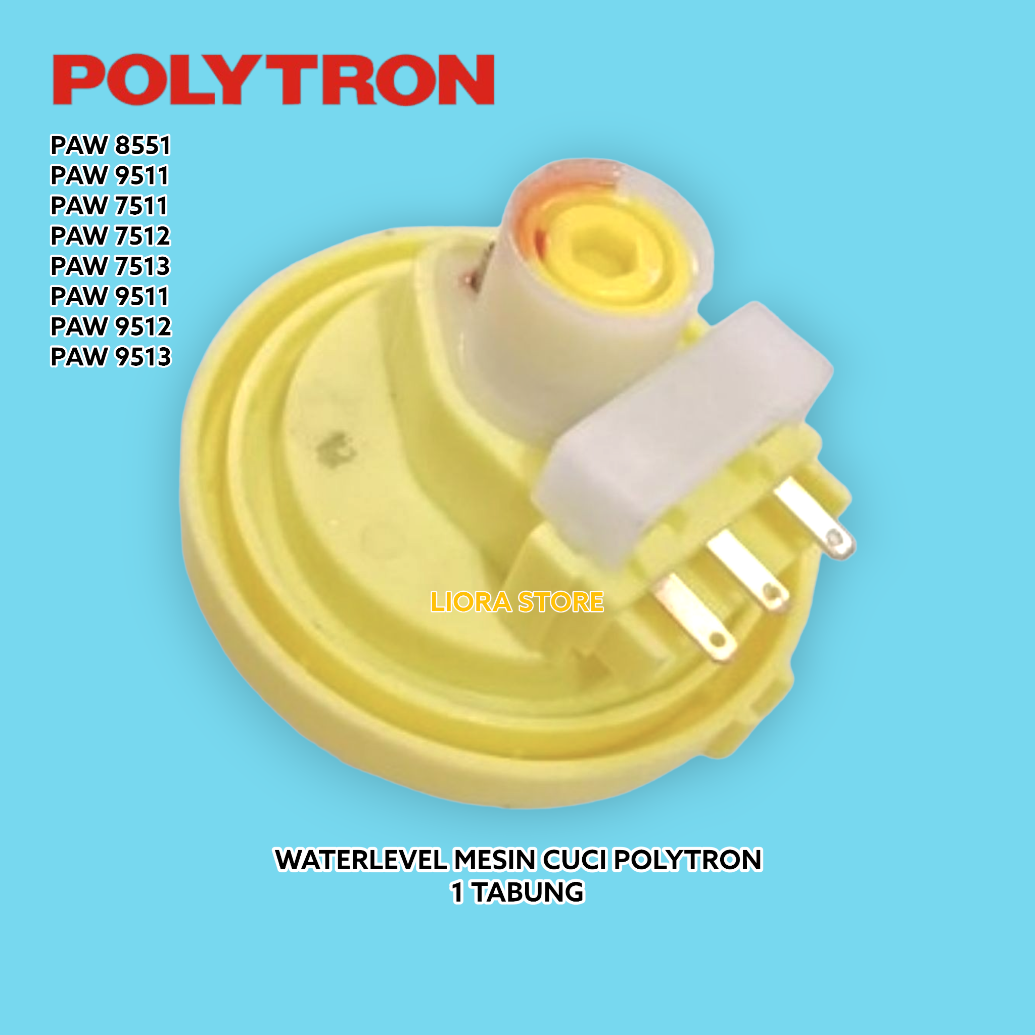 WATER LEVEL POLYTRON SENSOR AIR MESIN CUCI POLYTRON WATER SENSOR ...