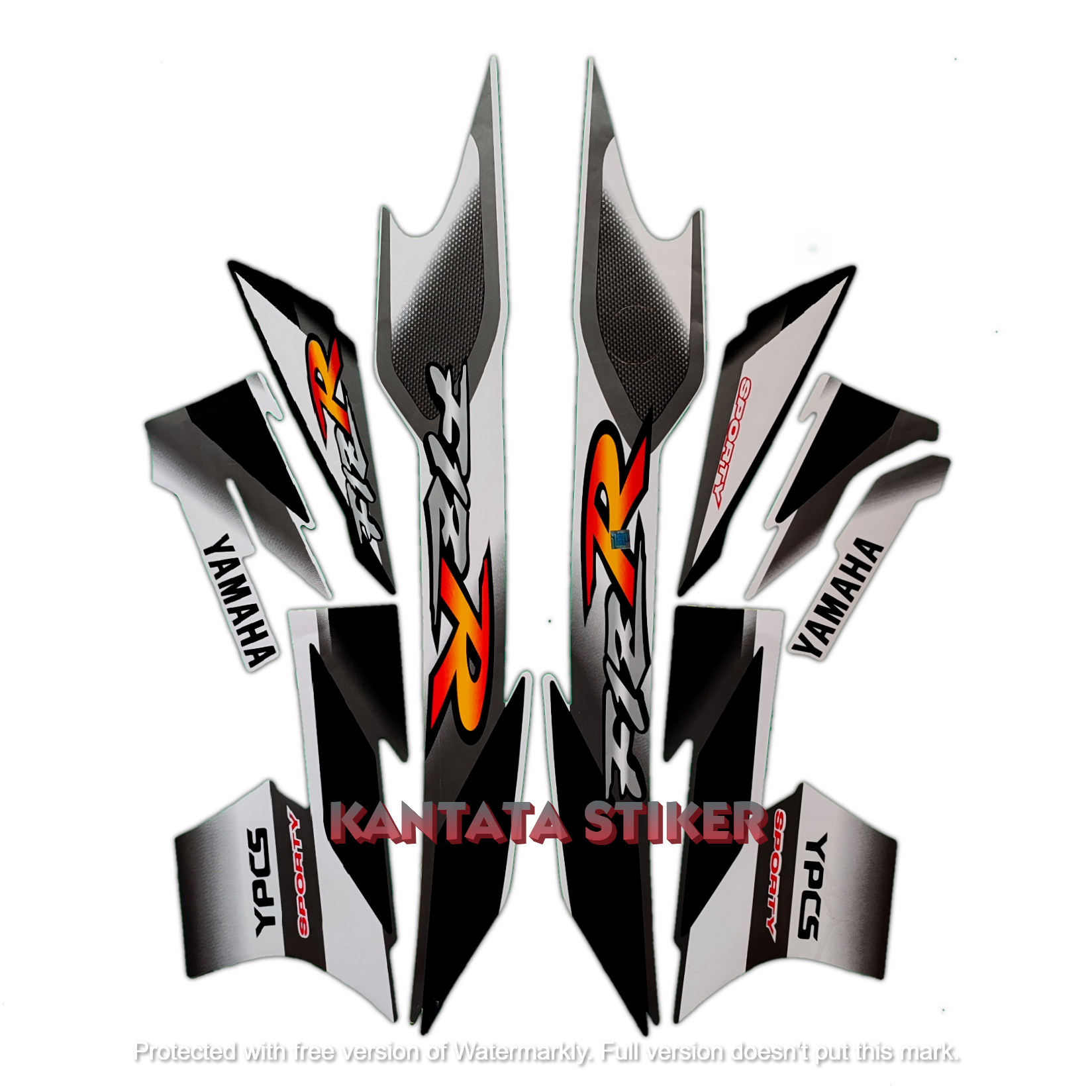 STIKER STRIPING LIS LES BODY MOTOR YAMAHA F1ZR 2000 &STRIPING MOTOR FIS ...