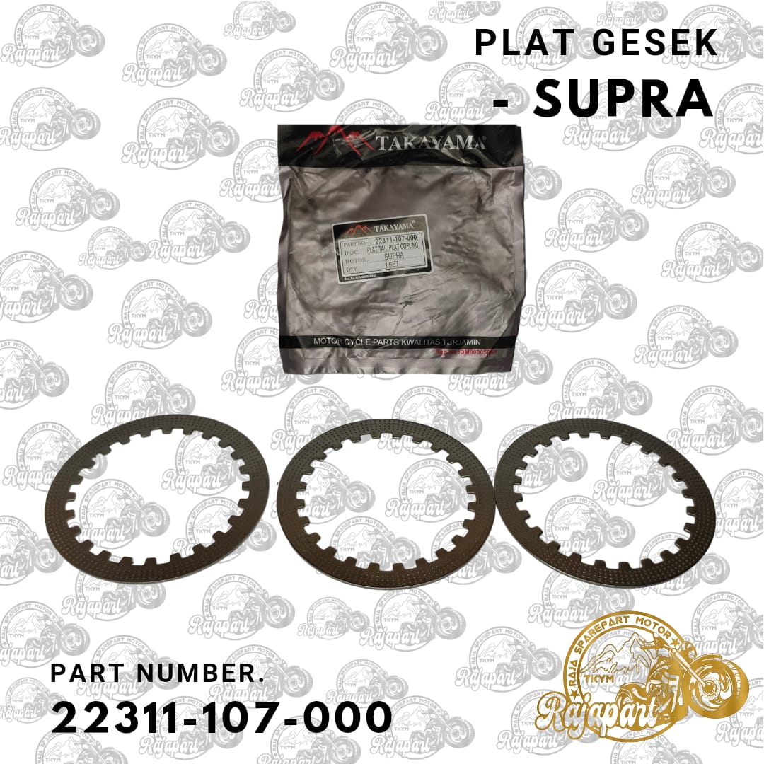 KOPLING PLAT TAHANAN PLAT COPLING PLAT GESEK SUPRA GRAND PRIMA TAKAYAMA | Lazada Indonesia