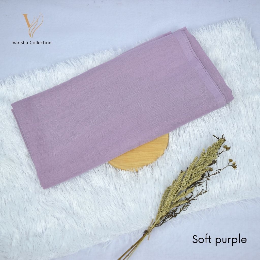 Kerudung segi empat paris polos VARISHA Collection / Segi empat paris ...