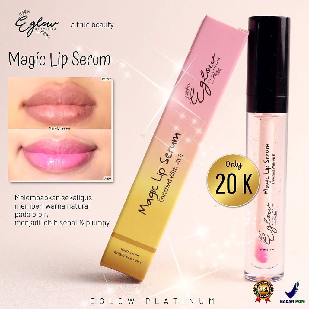 ( NEW PRODUK ) LIP SERUM EGLOW | MAGIC LIP SERUM EGLOW PLLATINUM ...