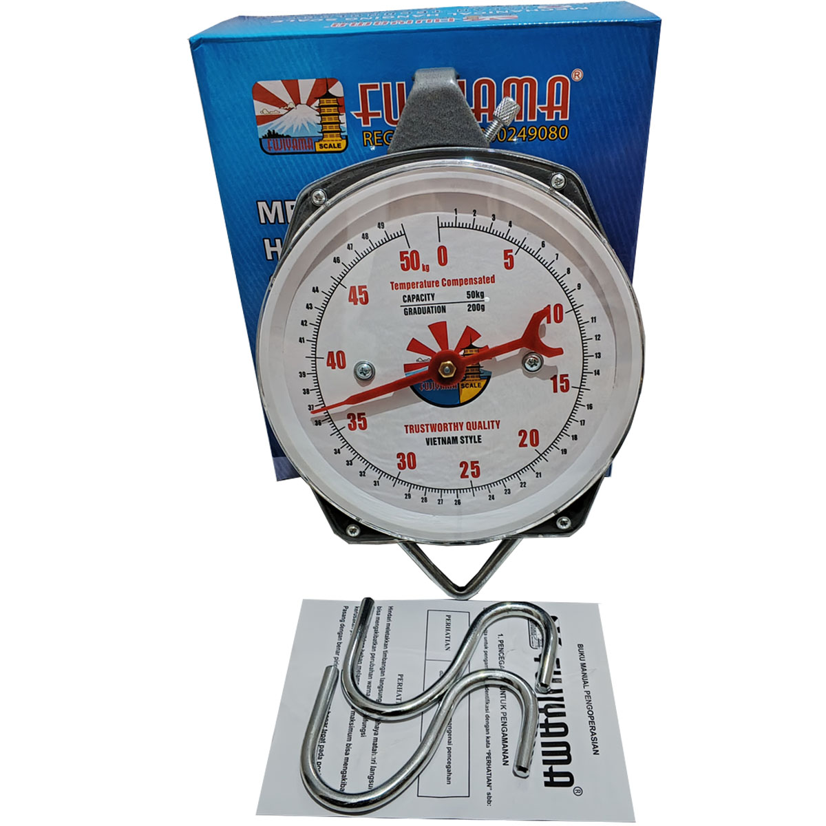 FUJIYAMA HANGING SCALE 50kg Timbangan Gantung Besi 50 kg / Timbangan ...