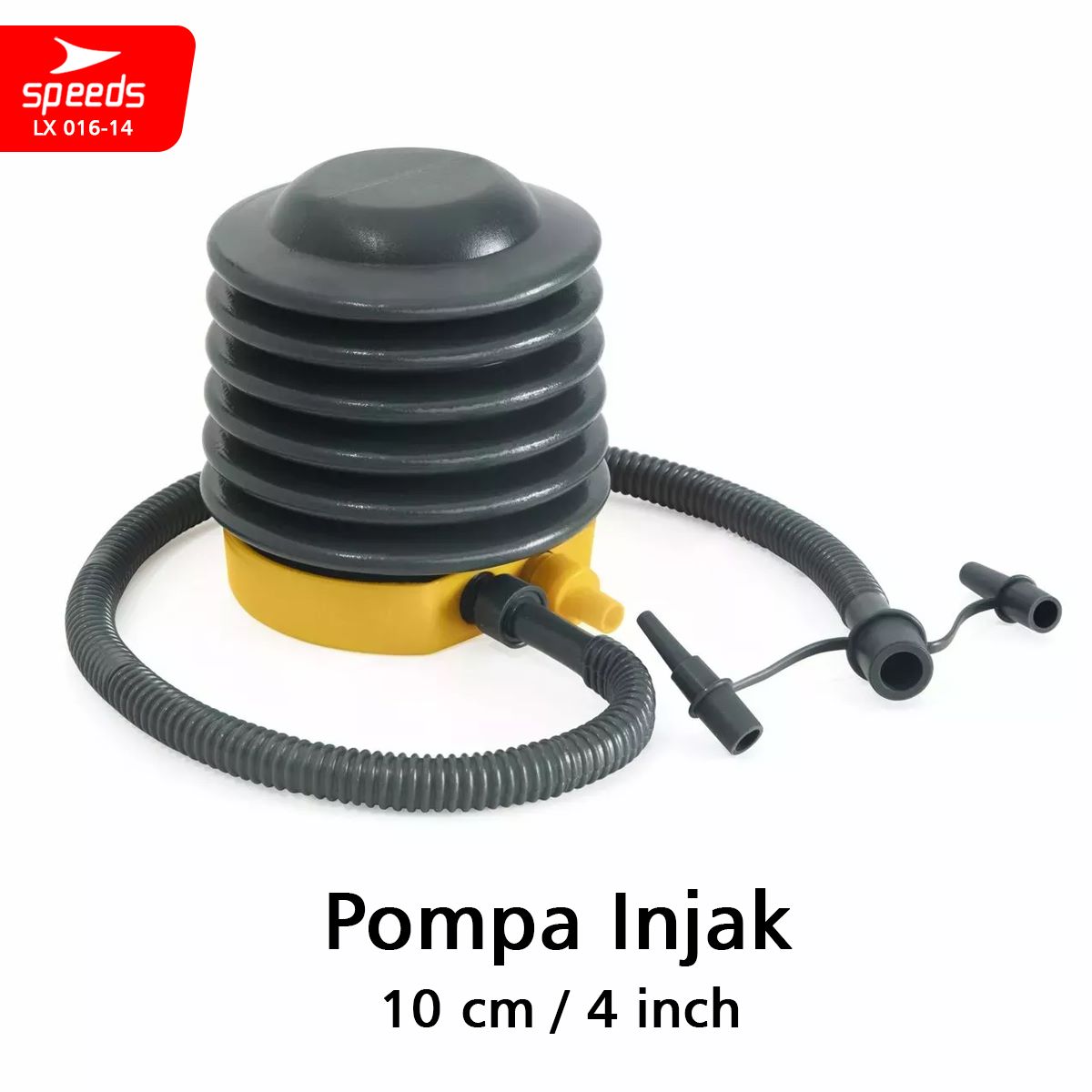 SPEEDS Pompa Mini Kaki Manual Pompa Angin Portable Pompa Kolam Gymball ...