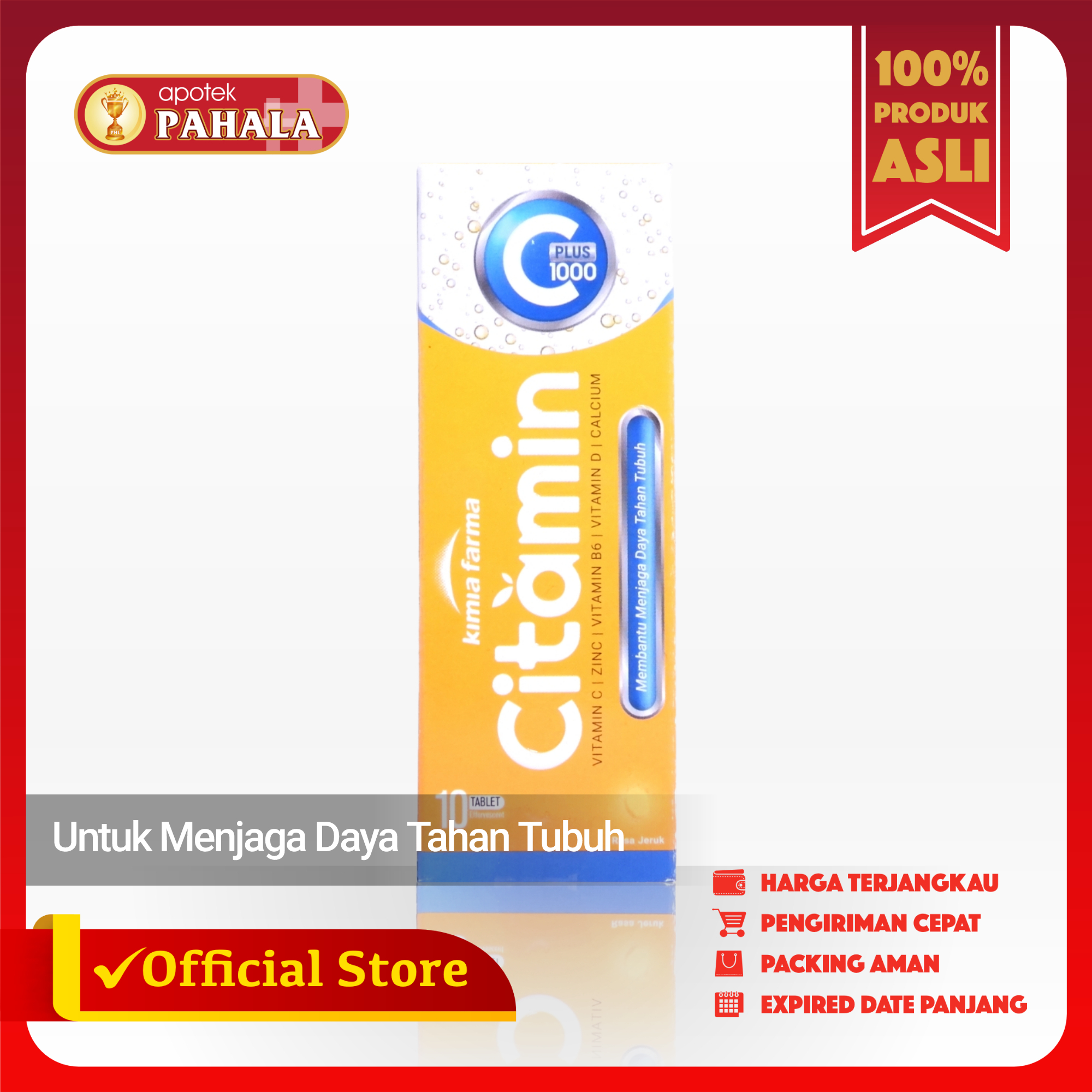 Citamin C Plus 1000 mg | Untuk Daya Tahan Tubuh | Lazada Indonesia