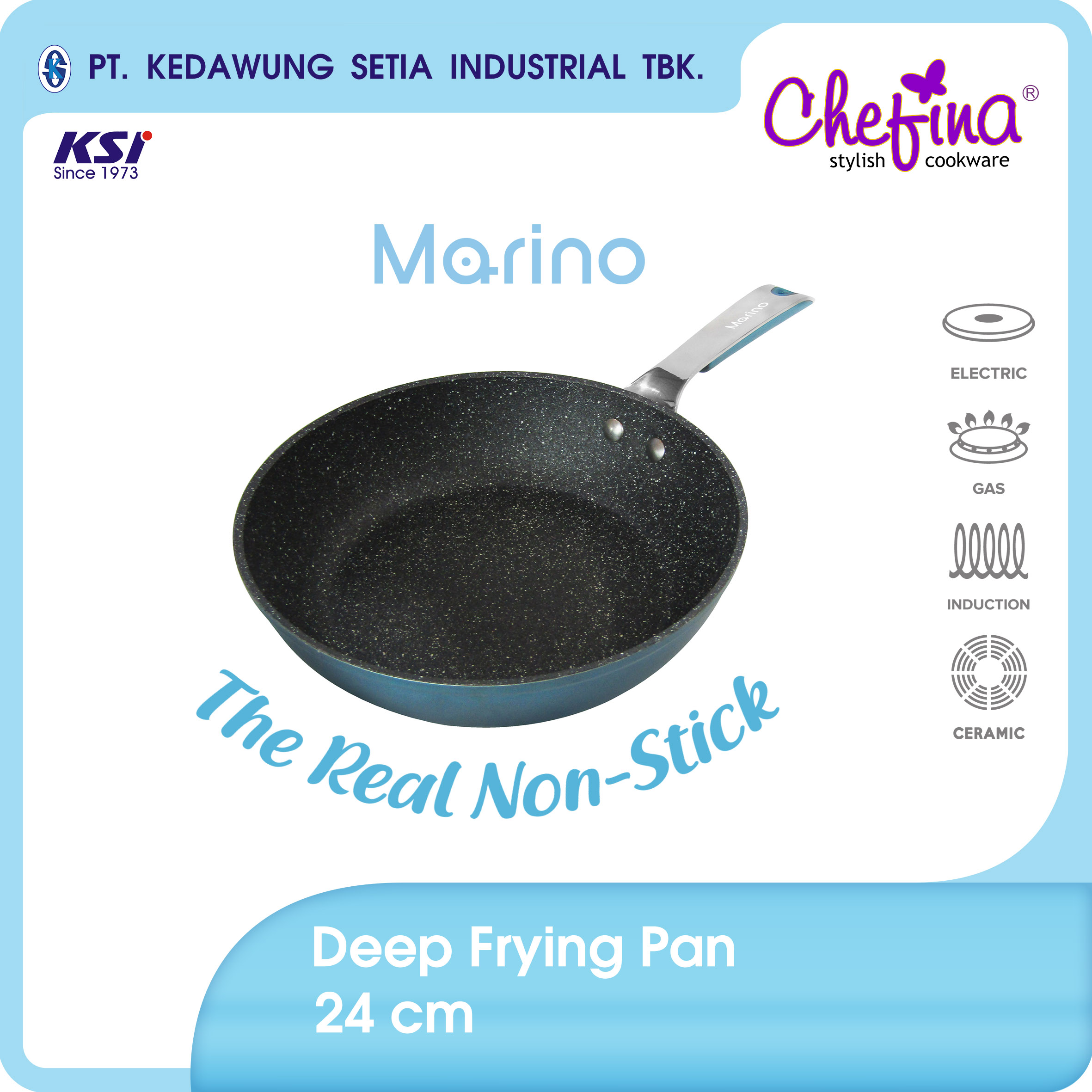 Chefina Marino Series Deep Frying Pan 24 cm | Lazada Indonesia