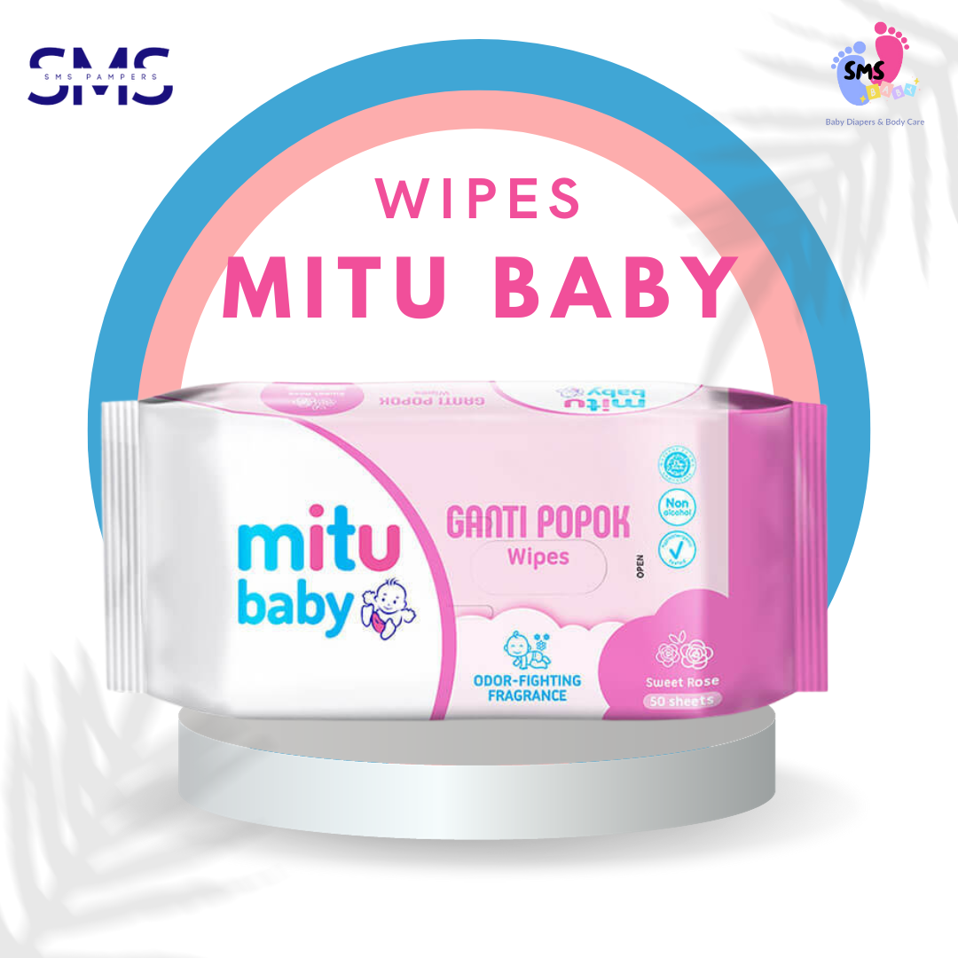 Mitu Baby Tisu basah 1pcs 50'S mitu baby pink Tisu Bayi | Lazada Indonesia