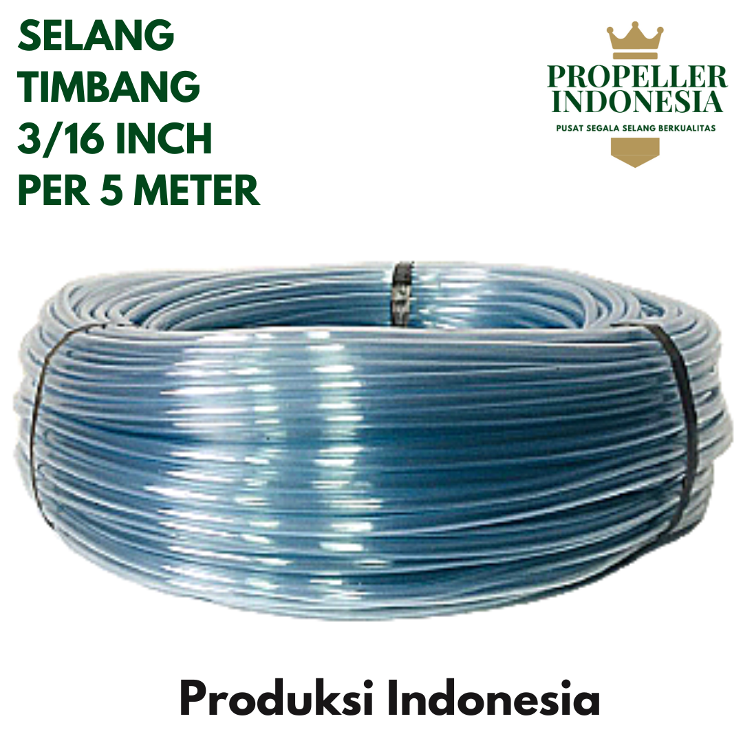 Selang Air Timbang Waterpas 3/16 Inch 0.5mm PER 5 METER Slang Air Ukur ...