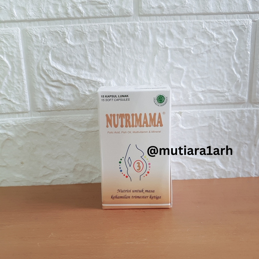 NUTRIMAMA 3 - BOTOL ISI 15 KAPSUL | Lazada Indonesia