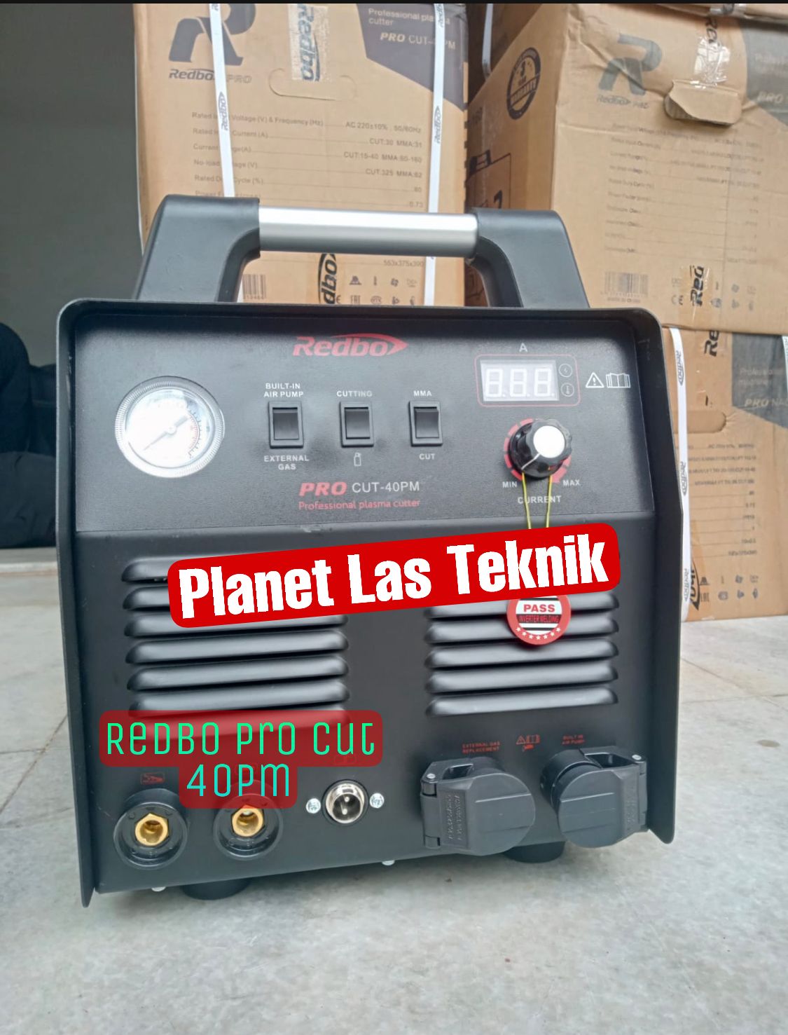 REDBO PRO CUT 40PM AIR PLASMA CUTTING BERGARANSI MESIN LAS POTONG ...