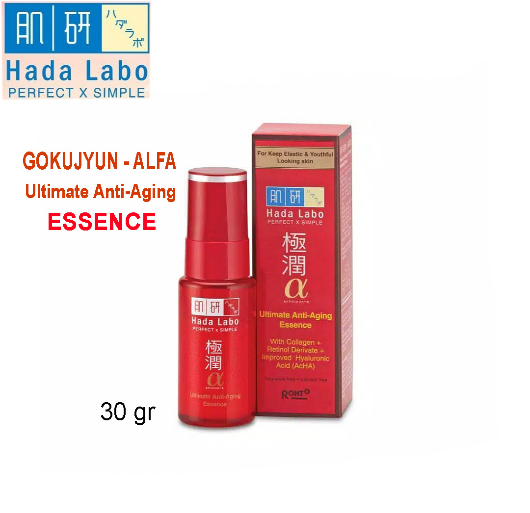 Hada Labo Gokujyun Alfa Essence Serum Anti Aging / Penuaan Dini 30 gr | Lazada Indonesia