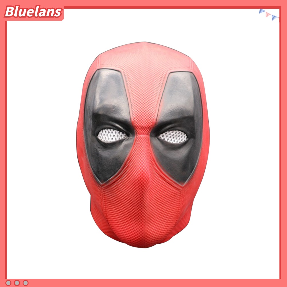 Topeng Deadpool Full Face Bahan Latex Untuk Kostum Halloween | Lazada ...
