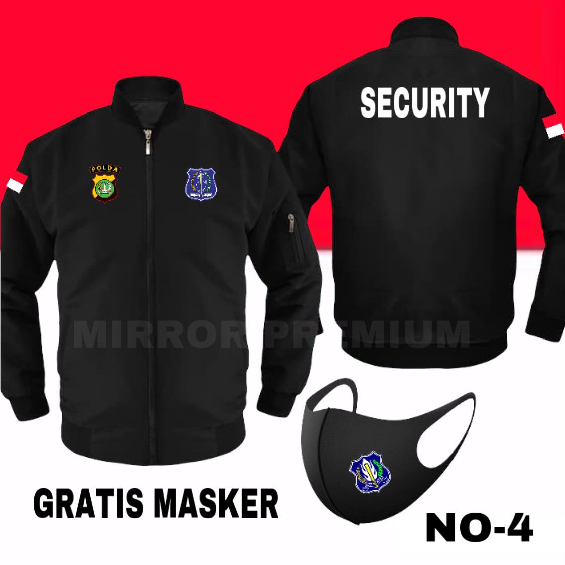 JAKET BOMBER JAKET SECURITY JAKET SATPAM PARASUT | Lazada Indonesia