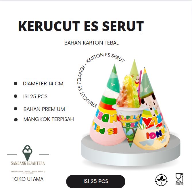 (ISI 25 PCS) KEMASAN ES SERUT PELANGI MURAH - JUAL CUP ES PELANGI ...