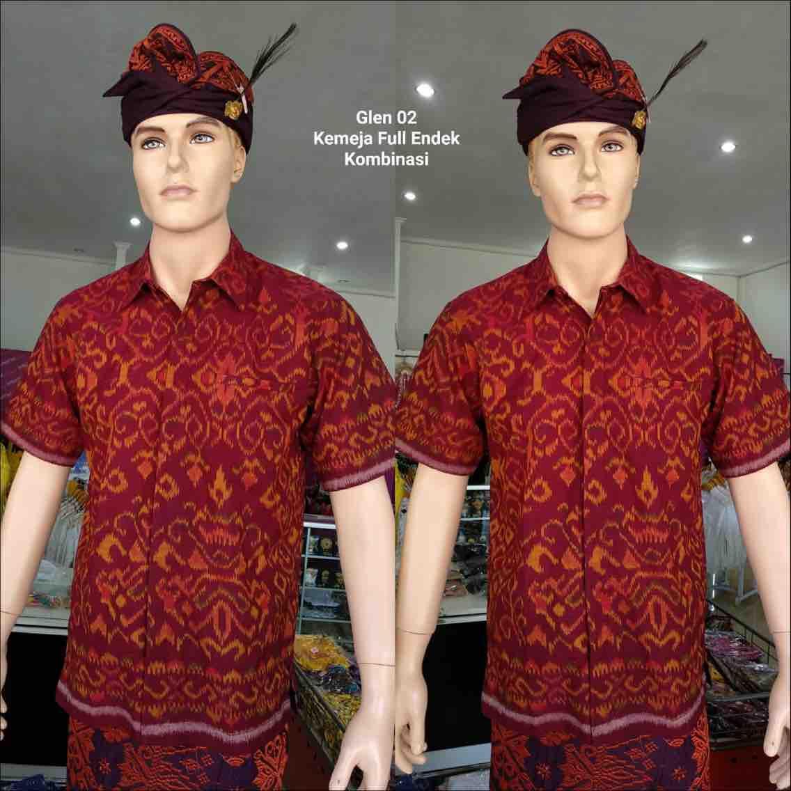 Kemeja endek kerah | Lazada Indonesia