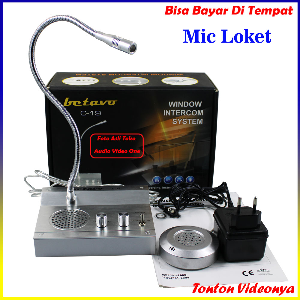 Mic Loket Microphone Intercom Betavo C19 Dan Spiker Internet Karaoke PC ...