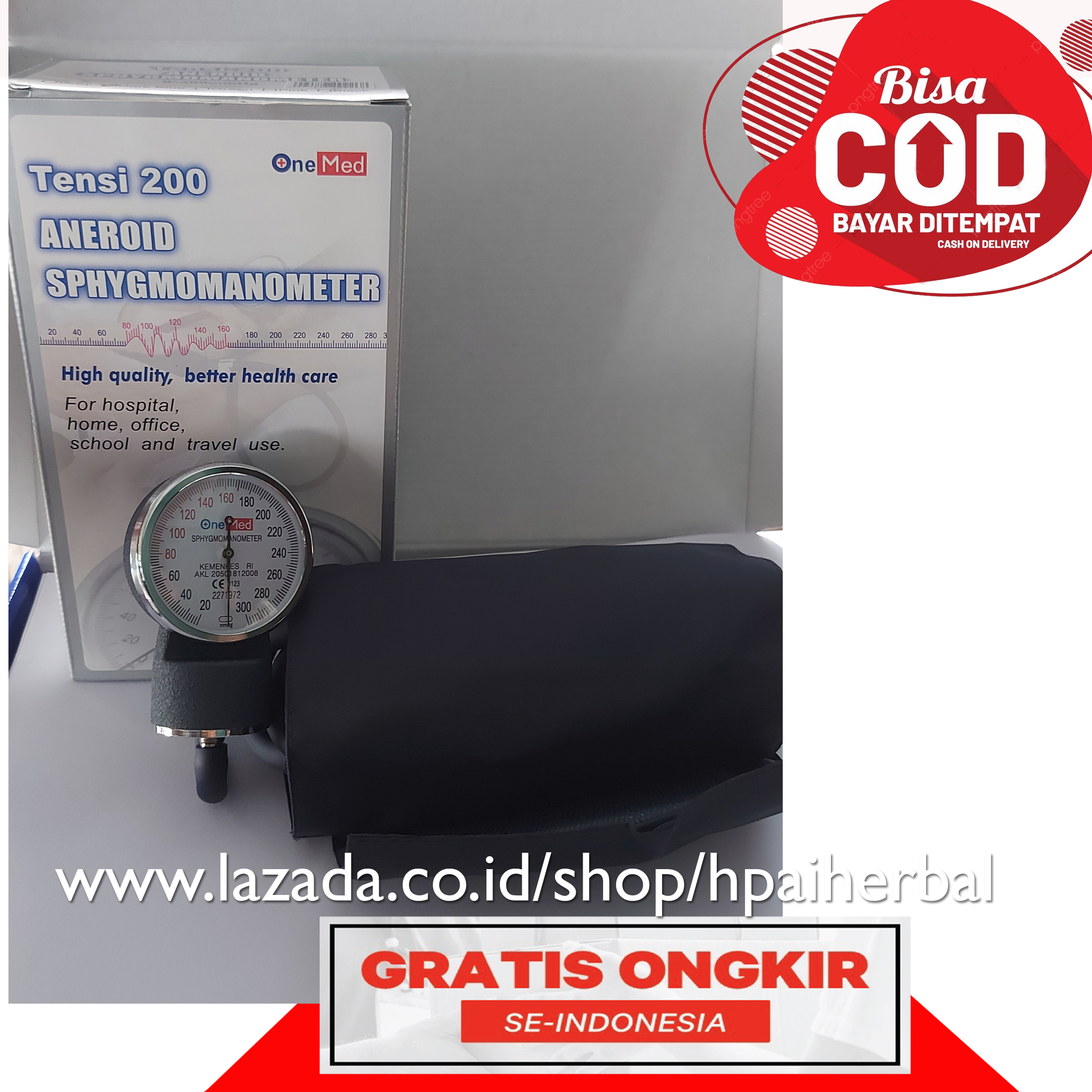Tensi DARAH ANALOG Onemed /Tensi meter manual onemed /Tensimeter Onemed ...