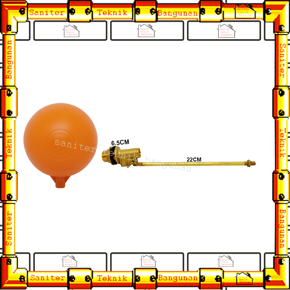 Pelampung Bola Kuningan Toren Tandon Floating Valve 1" Inch | Lazada ...