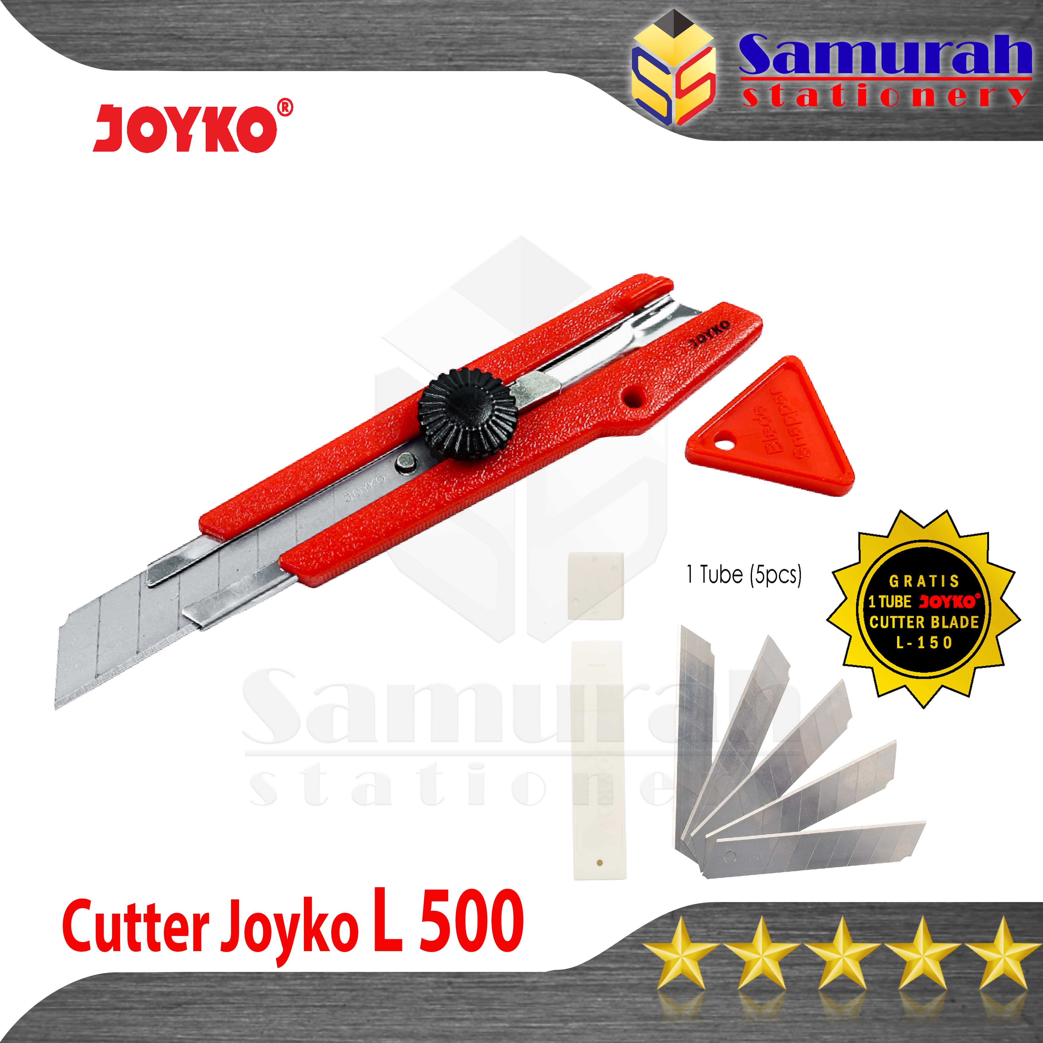 Cutter Besar Joyko L-500 + Bonus Isi Cutter / Pisau Potong Kertas L 500 ...