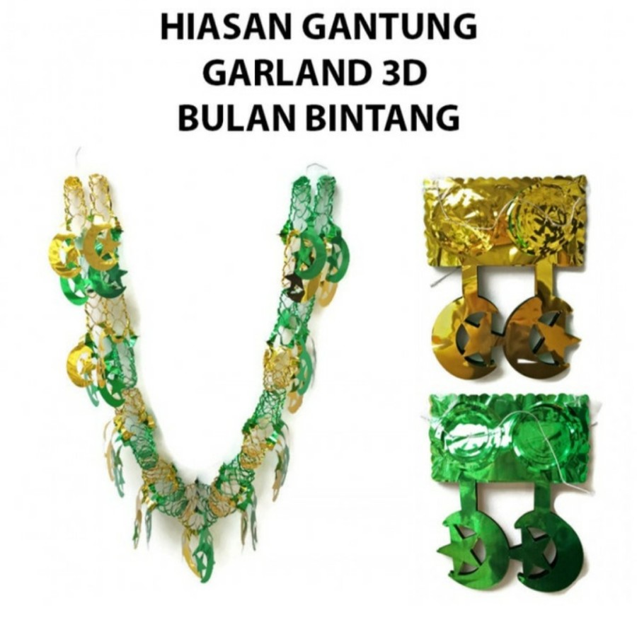 Garland Gantung 2D Banner Selamat Hari Raya Idul Fitri Lebaran | Lazada ...