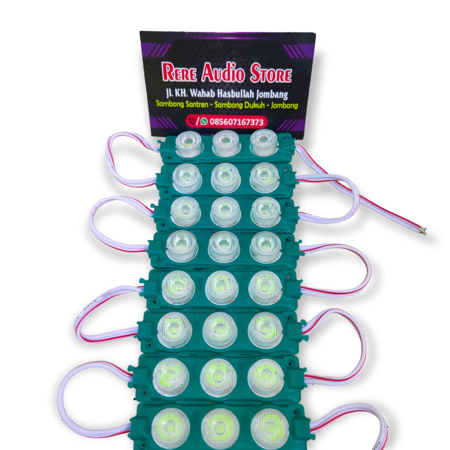 Lampu LED 3 MATA 12V 3 Watt Modul LED Motor Mobil Neon Box | Lazada ...