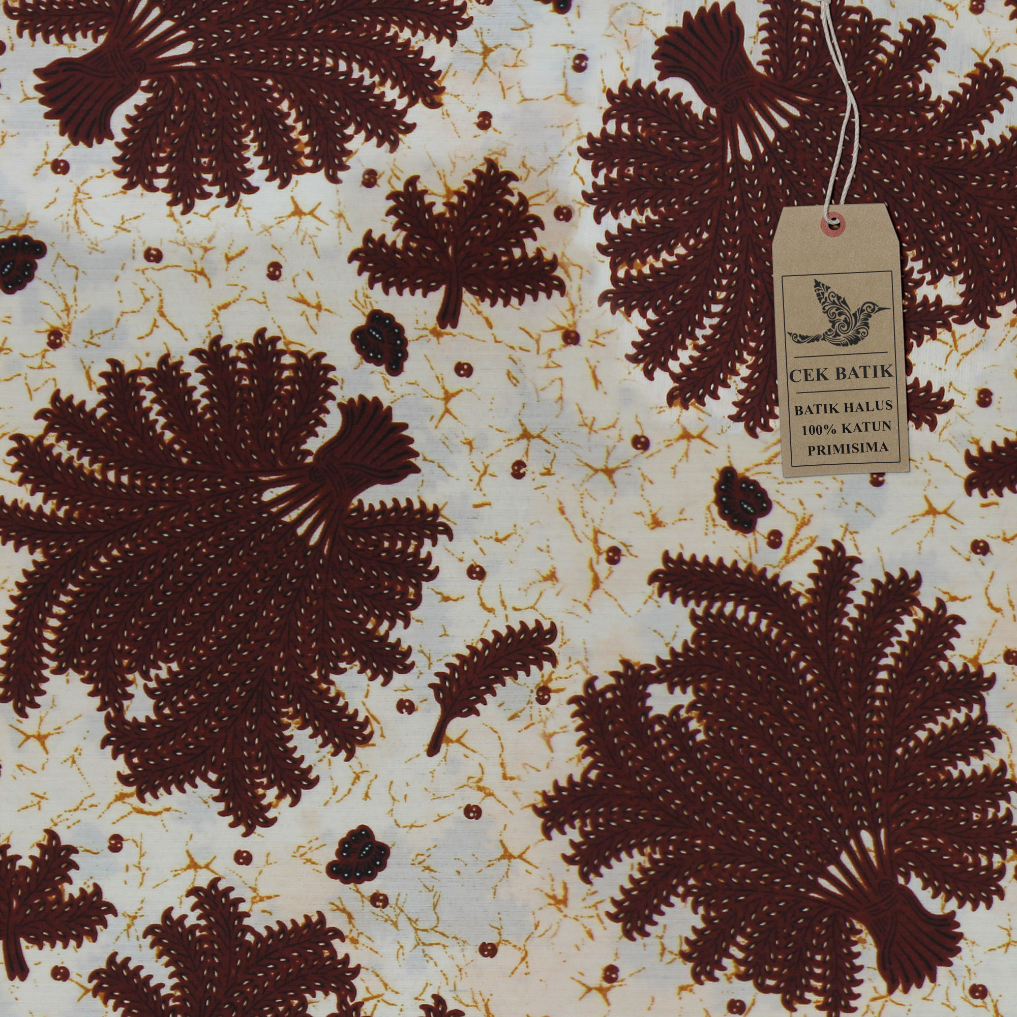 kain batik - Motif Batik Classic Padi Putih Gading Mas (Ukuran 2 Meter ...