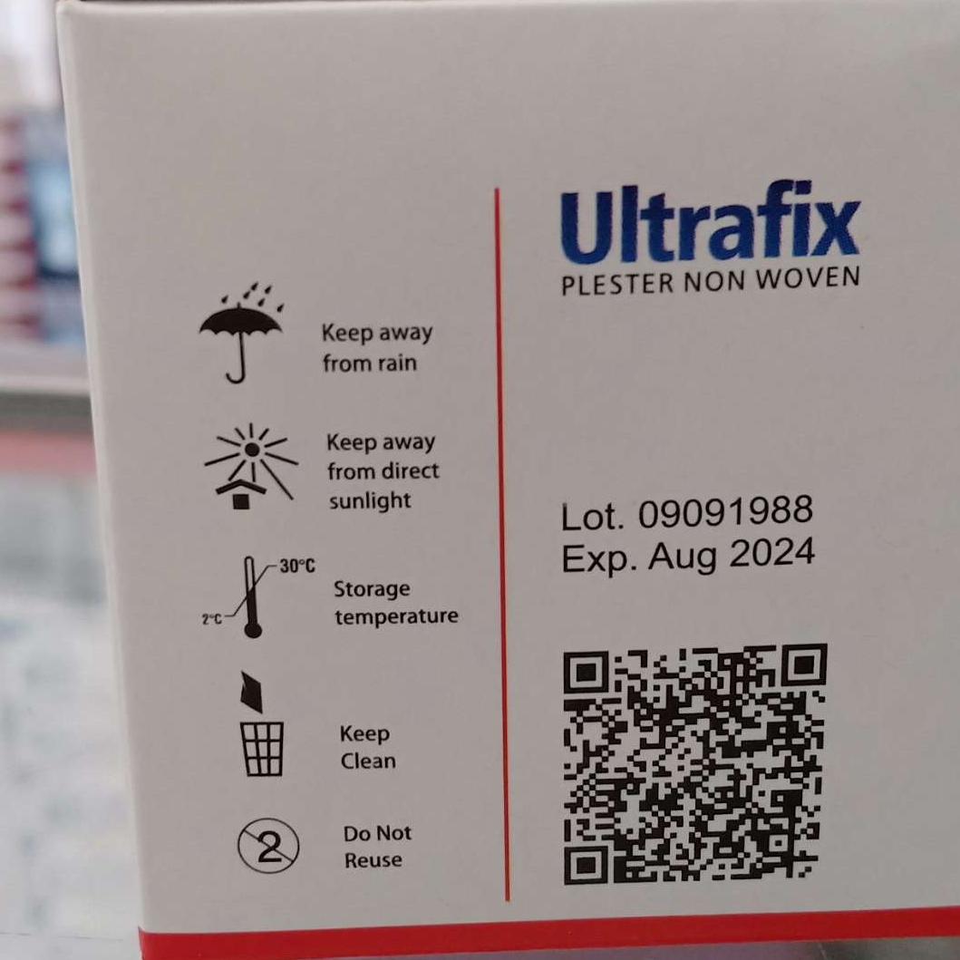 Ultrafix 10cm x 5m Plester seperti Hypafix Plester Onemed | Lazada ...