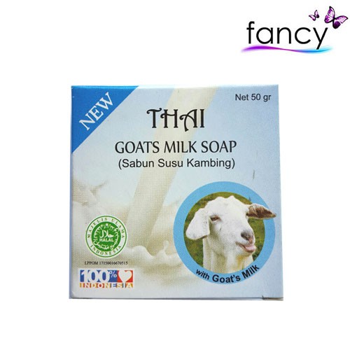 Sabun Goat's Milk T'HAI Soap 50gr BRIGHTENING SOAP WITH VIT A,C & E ...