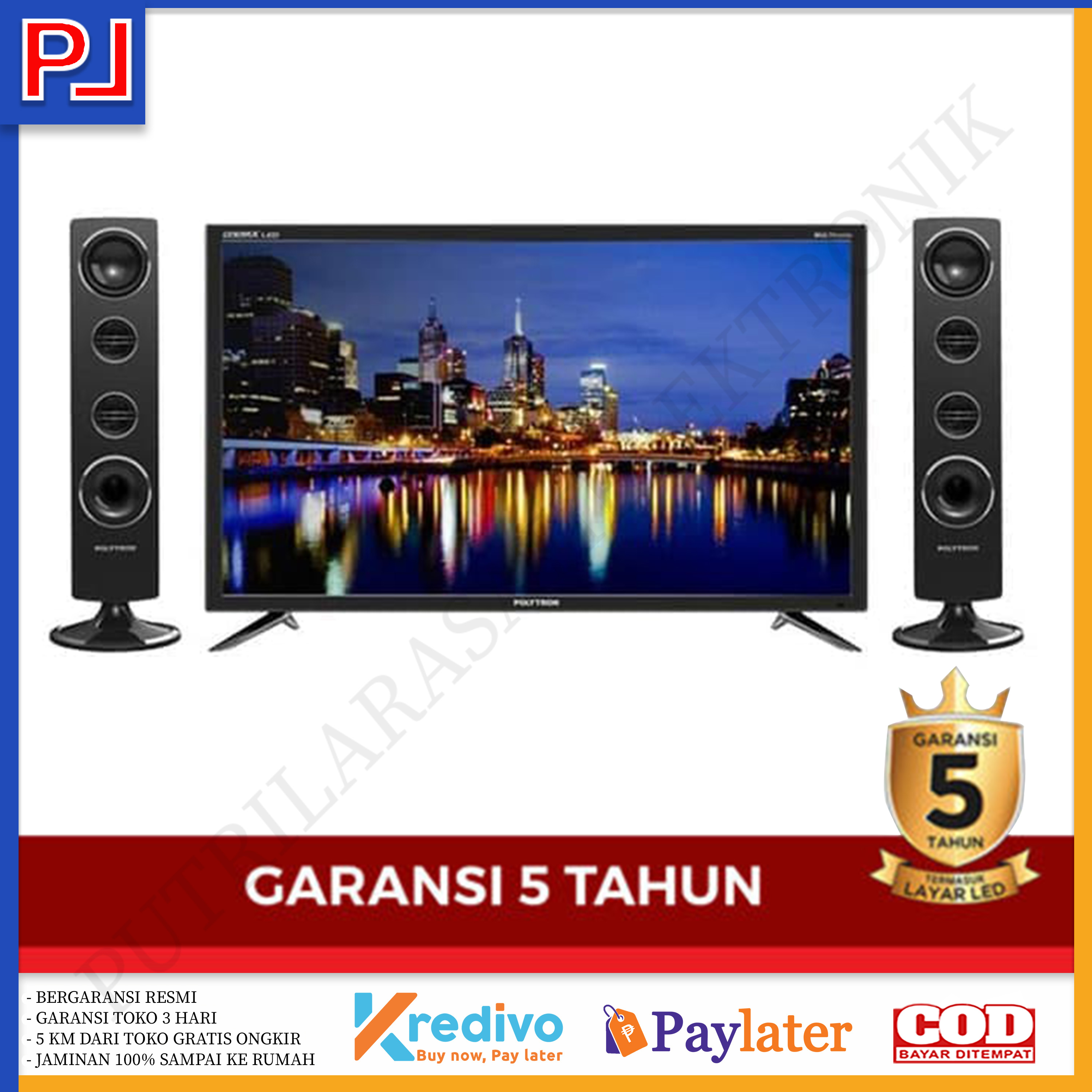 TV POLYTRON TOWER 24 INCH KHUSUS BANDUNG & JAWABARAT | Lazada Indonesia
