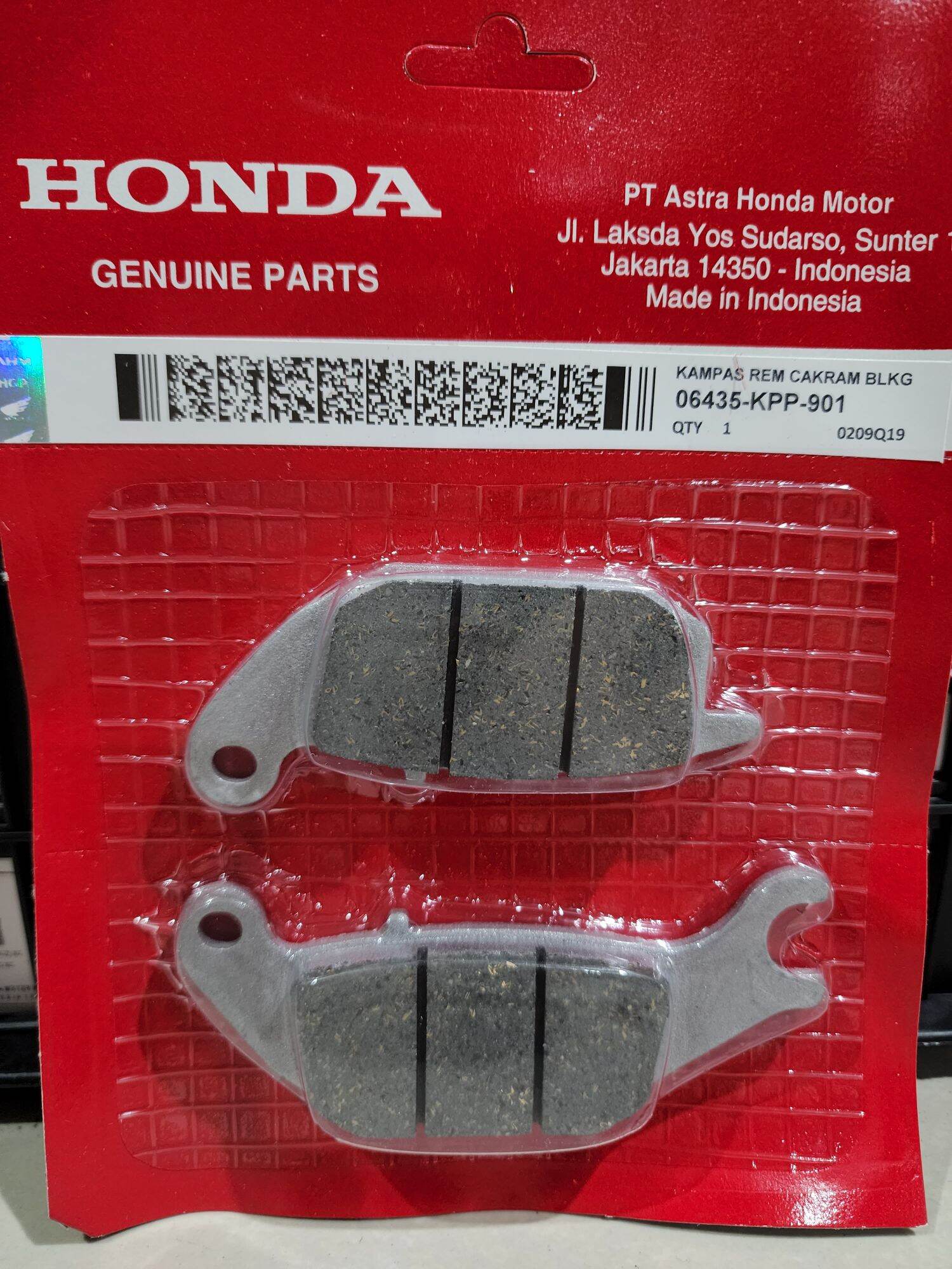 DISPAD BELAKANG SUPRA X 125 DOUBLE DISC KPP | Lazada Indonesia