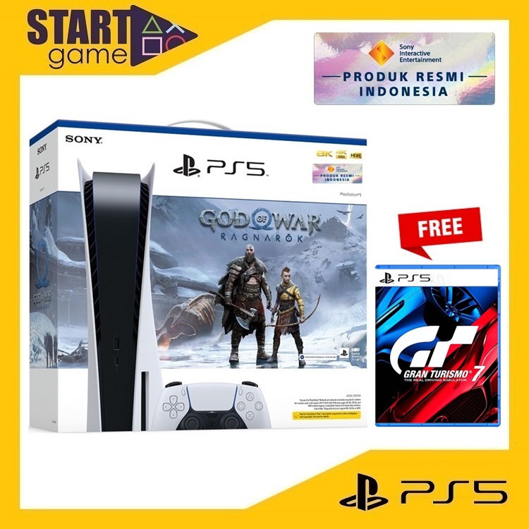 Sony Ps5 Playstation 5 God Of War Ragnarok Bundle Garansi Resmi Free