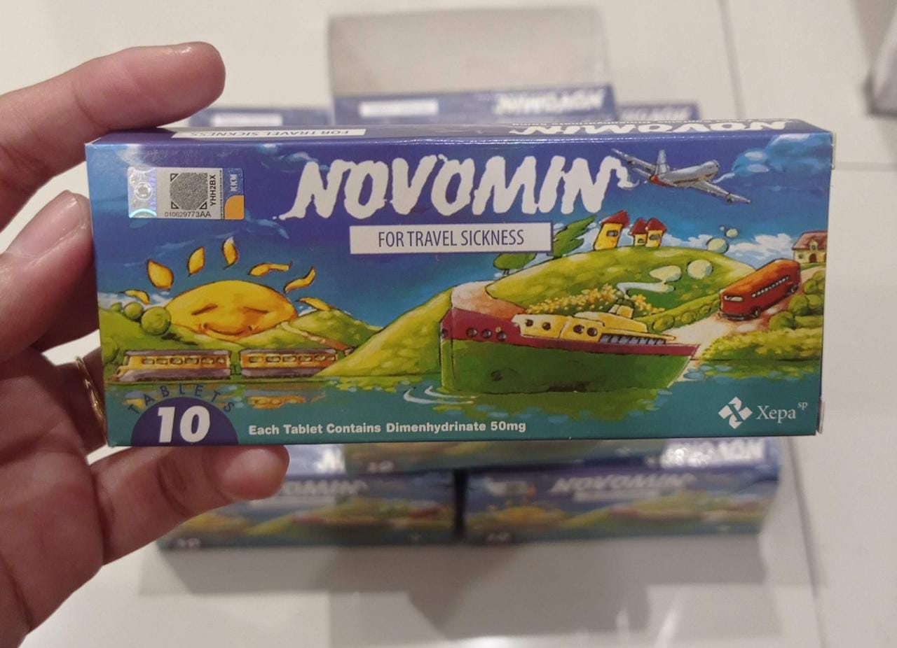 NOVOMIN 50mg Obat Anti Mabok atau Mual | Lazada Indonesia